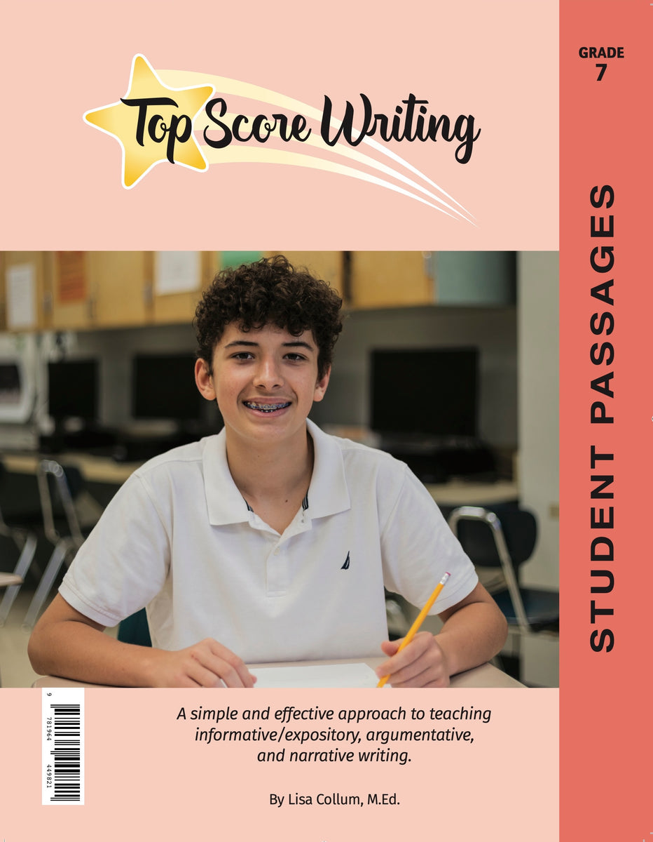 7th Grade Nationwide Edition Student Workbook of Passages – Top Score ...