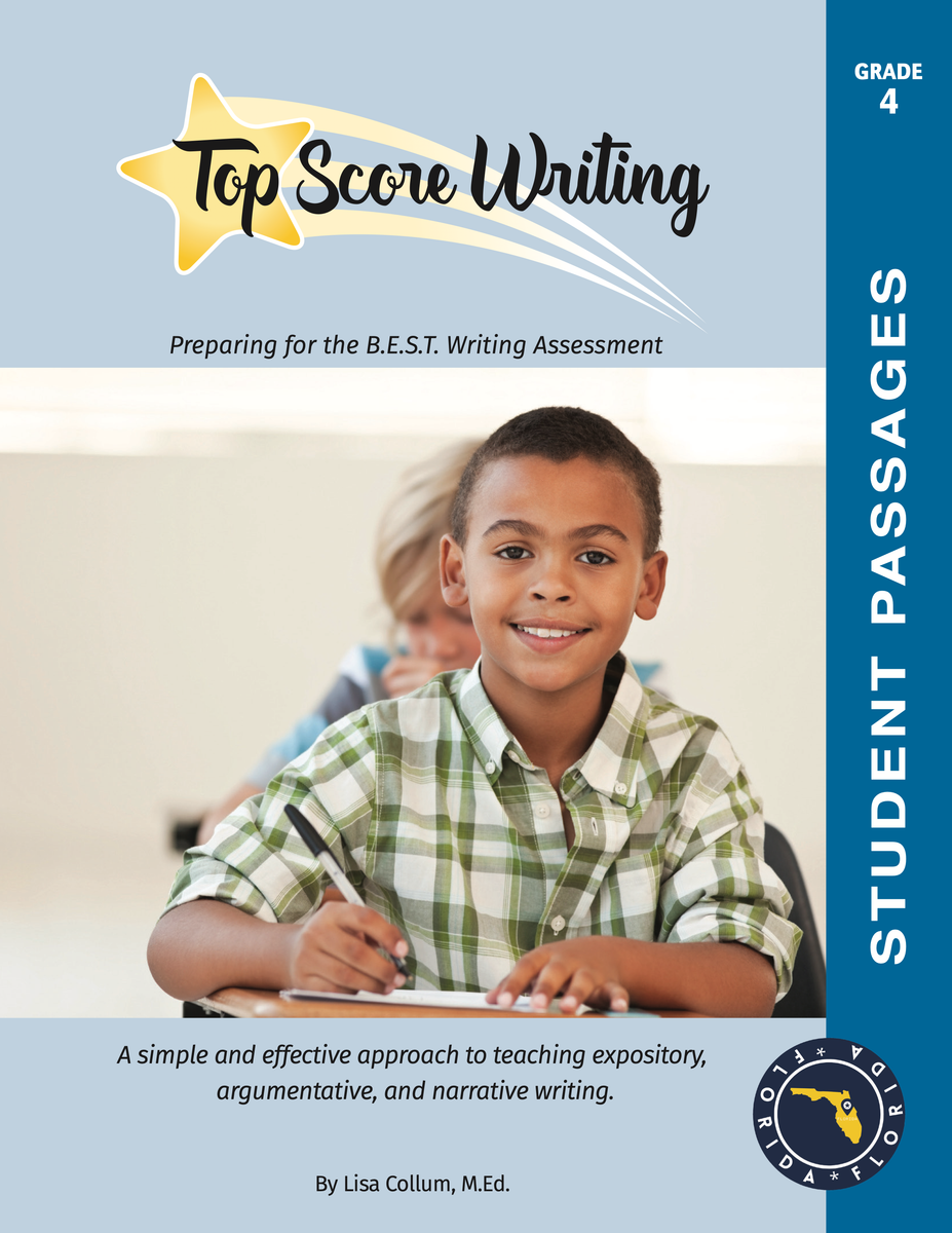 4th Grade Florida Edition Student Workbook of Passages – Top Score Writing