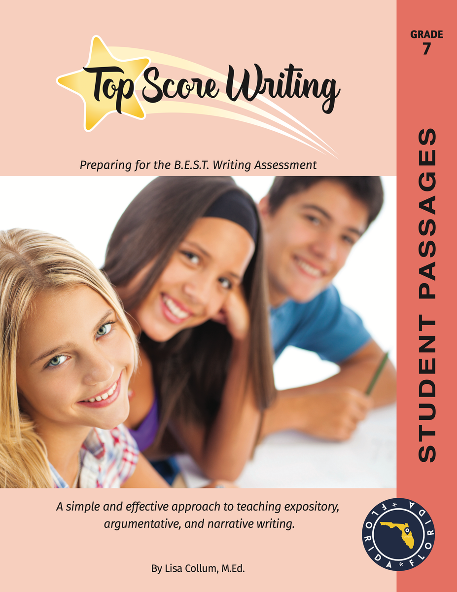 7th Grade Florida Edition Student Workbook of Passages – Top Score Writing