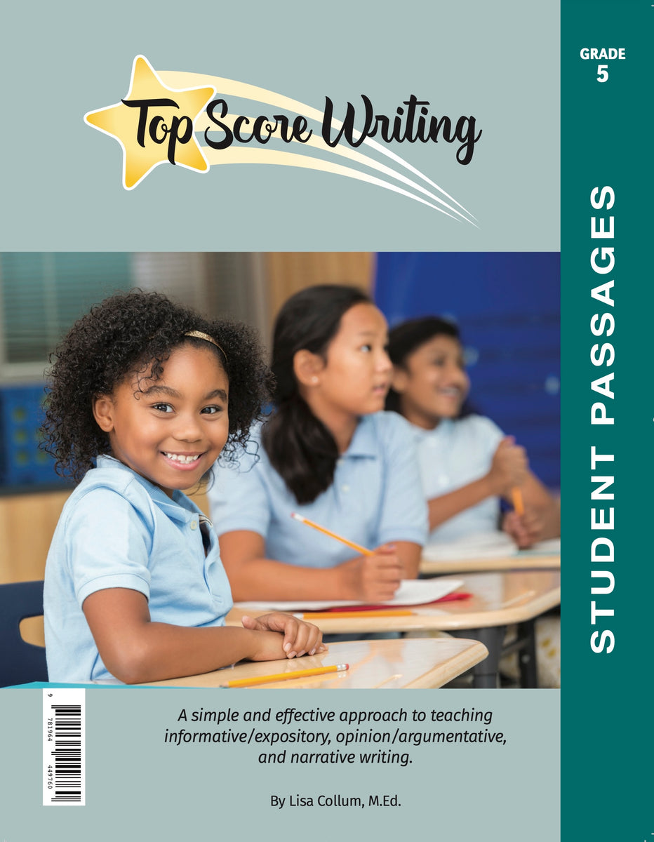 5th Grade Nationwide Edition Student Workbook of Passages – Top Score ...