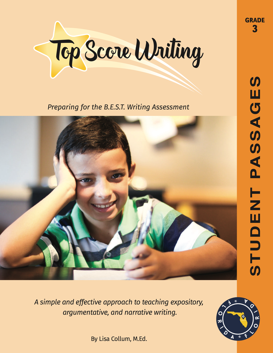 3rd Grade Florida Edition Student Workbook of Passages – Top Score Writing